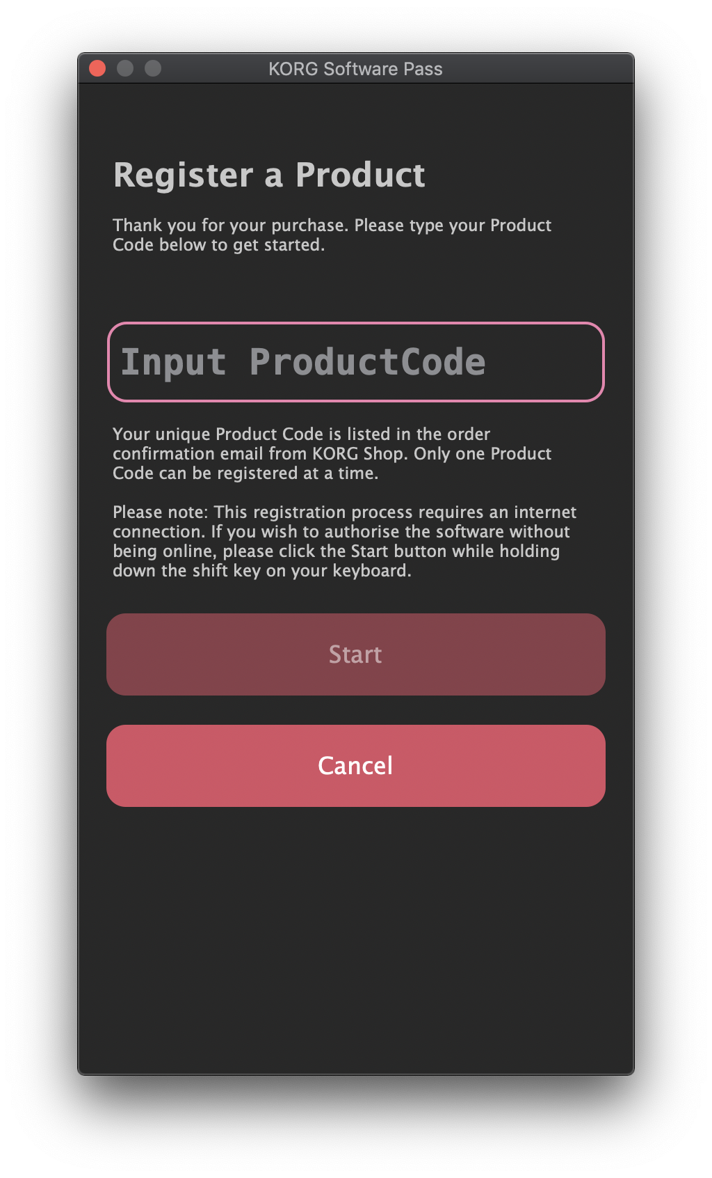 How to activate your M1 Le license – KORG app Help Center